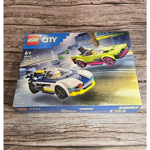 Lego | Toys | Lego City Police Car And Muscle Car Chase 645 Newsealed ...